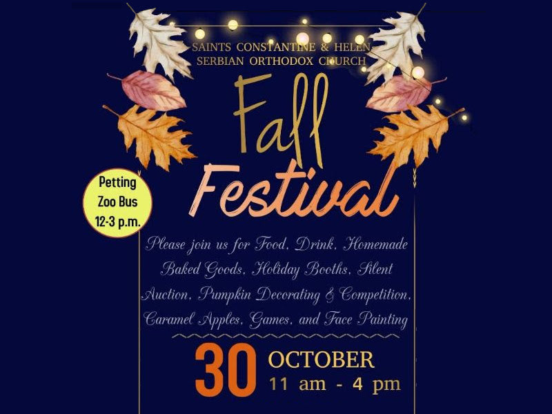2022 Parish Fall Festival - Saints Constantine & Helen Serbian Orthodox ...